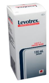 LEVOTREX JARABE X 120 ml SABOR FRUTOS ROJOS